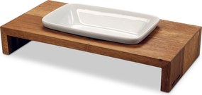 Pet Amour Designová miska pro kočky a malé psy Siam Teak