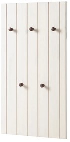 Bílá předsíňová sestava z borovicového dřeva 55x100x2 cm Anita – Støraa