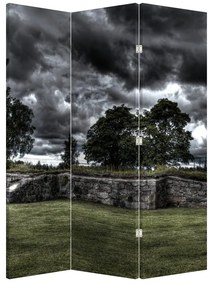 Paraván - Zatažená obloha (126x170 cm)