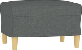 4dílná sedací souprava s poduškami tmavě šedá textil 3201545
