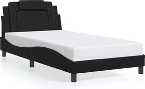Rám postele Viana s LED bez matrace černý 100 x 200 cm 3214001