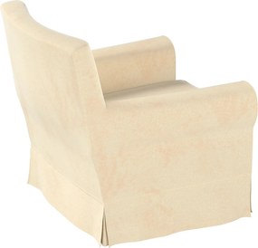 Potah na křeslo IKEA Ektorp Jennylund barva ekr látka lesklé, sametová