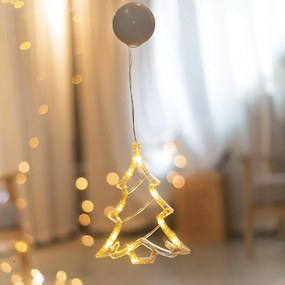 ACA DECOR Vánoční LED stromek s přísavkou