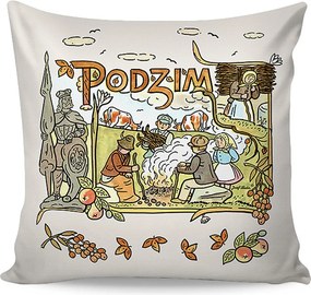 Povlak na polštářek 40x40cm Zeměklíč - Podzim: 40x40cm