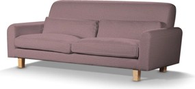 Potah na pohovku IKEA Nikkala krátký barva růžová látka pletený vzor