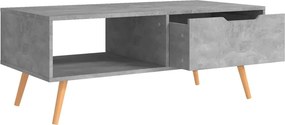Konferenční stolek betonově šedý 100x49,5x43cm kompozitní dřevo 326790