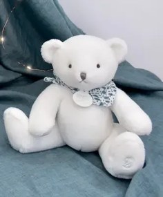 Doudou Plyšový medvídek 25 cm bílý / od 0 měsíců