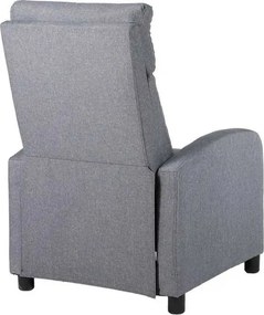 LuxuryForm DESIGN Televizní křeslo RUFO s polohováním - šedé