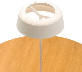 Kovová stolní lampička Ring T1 Barva: Bílá