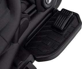 Ramiz Elektrická motorka Chopper FASTER pro děti červená + FM rádio + audio panel + LED