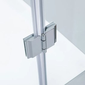BPS-koupelny Čtvercový sprchový kout HYD-SK1390B 90x90 chrom/transparent - bez vaničky