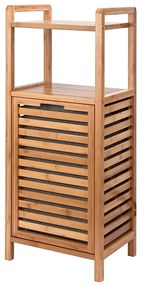 BIG BAMBOO Regál s košem na prádlo