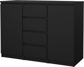FALCO Komoda Simplicity 236 černý MAT