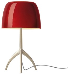 Foscarini Lumiere piccola krémová/červená dim