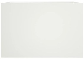 Truhlík bílý 62 x 40 x 39 cm ocel válcovaná za studena - Default Title