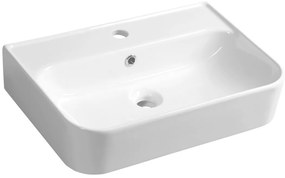 Isvea Sistema U keramické umyvadlo 55 x 38 cm bílá 10PL53055