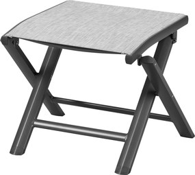 Livarno® Hliníková skládací stolička Houston, světle šedá