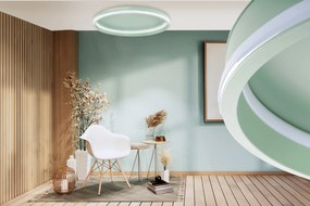 Toolight Toolight, LED stropní svítidlo 40cm, 4000 lm, 22W, 4000K, APP1463, zelená, OSW-08641