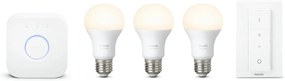 Hue LED žárovka White 3xE27/A60 9,5W starter kit 8718696728987 2700K + Bridge + Dimmer Switch