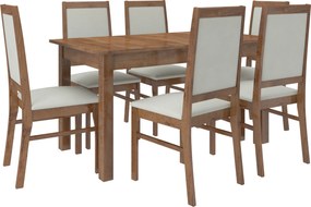 ADRK Furniture Sada stolu s židlemi RODOS 25 SE-ROD-25-L-B046