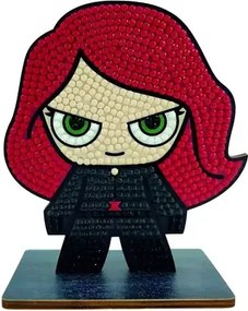 CRYSTAL ART Diamantové malování Postavička Black Widow / 11 cm