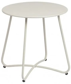 BIZZOTTO Kulatý konferenční stolek AUSTIN krémový ø45 cm