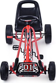 Costway Pedál Gokart Racing Dětské auto Pedál vozidla Pedál Auto