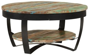 Konferenční stolek masivní recyklované dřevo 65 x 32 cm