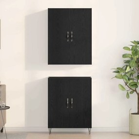 Vysoký bufet 2 ks Černý dub 69,5 x 34 x 180 cm Kompozitní dřevo 3333108