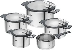 Zwilling Simplify Sada hrnců stříbrno-černá 5 ks / nerezová ocel