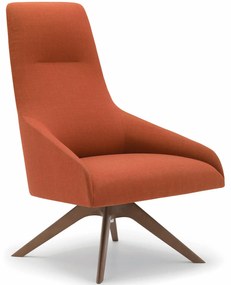Andreu World designová křesla Alya Lounge Chair High Back 4 Star Wood