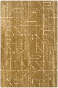 Kusový koberec Krats dark gold 100 x 180 cm