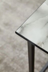 Bruxxi Konferenční stolek Alen, 80 cm, mramor