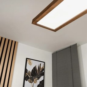 Brilagi -LED Koupelnové svítidlo WOODY FRAME LED/40W/230V 120x30 IP44 dub třešeň
