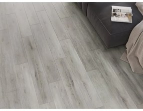 Mexen Boone, vinylová podlaha 1240x182 mm SPC 6,5 mm, IXPE 1,5 mm, 4stranná V-drážka, dub, F1054-1240-182-505-4V1-01