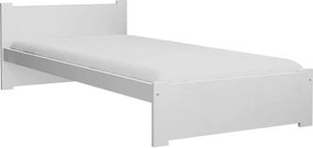 Postel IKAROS 80 x 200 cm, bílá Matrace: Matrace Coco Maxi 20 cm, Rošt: Bez roštu
