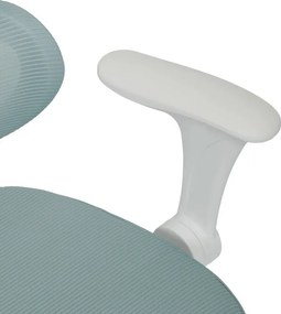 Dětská židle LOLA -  s výškově nastavitelným světle zeleným síťovaným sedákem Autronic