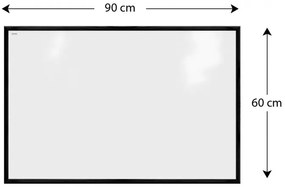 Magnetická tabule 90 x 60 ALLboards COLOR TM96BK