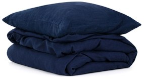 Tom Linen Lněné povlečení Navy Washed Velikost: 140x220, 70x50