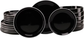 XXXLutz JÍDELNÍ SOUPRAVA Nordic Gourmet Schwarz 18dílné Creatable - Online Only nádobí - 007768069703