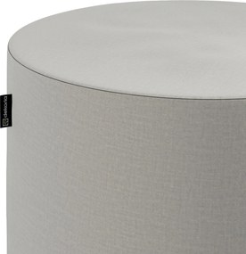 Sedák Barrel- válec pevný barva šedá látka sametová