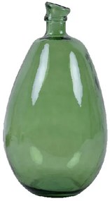 San Miguel VIDRIOS SAN MIGUEL !RECYCLED GLASS! Váza z recyklovaného skla "SIMPLICITY", 47 cm, zelená