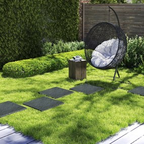 Costway Sada 16 nášlapných kamenů pro zahradní dlažební desky z – 39,5 × 39,5 cm