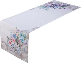 Běhoun s potiskem KVĚTINOVÝ ROZKVĚT 45 x 140 cm