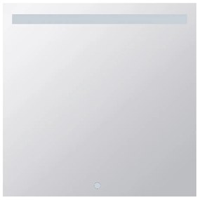 Bemeta Zrcadlo s LED osvětlením (horním), 800 × 800 mm - 101201127
