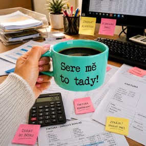 Ahome CZ Hrnek makronka - Sere mě to tady Vyberte barvu: Bílá