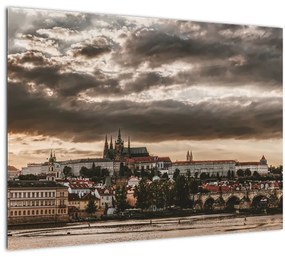 Obraz Pražského hradu v šeru (70x50 cm)