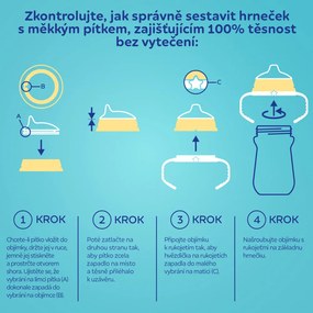 Canpol babies Hrneček se silikonovým pítkem FirstCup 250ml růžový