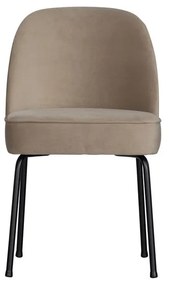 Béžové sametové jídelní židle v sadě 2 ks Vogue – BePureHome