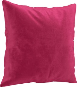 2místná pohovka s polštáři vínová 140 cm samet 3200949